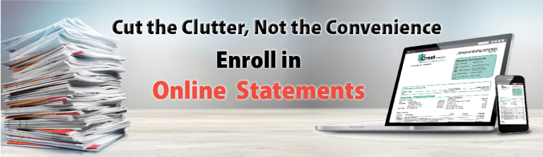 Online Statements - Crest Savings Bank